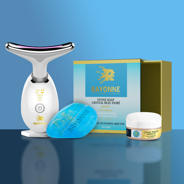 SOIN VISAGE - PACK GOLD EFFICACITÉ RAPIDE – Rayonne Procosmetics
